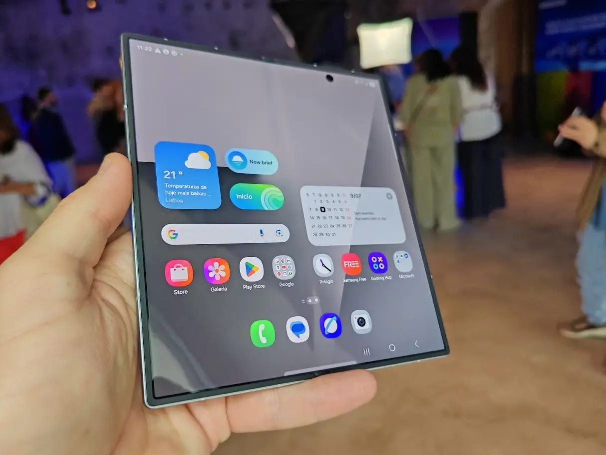 Galaxy Z Fold7 é mais fino e leve, mas perde suporte para S Pen ...